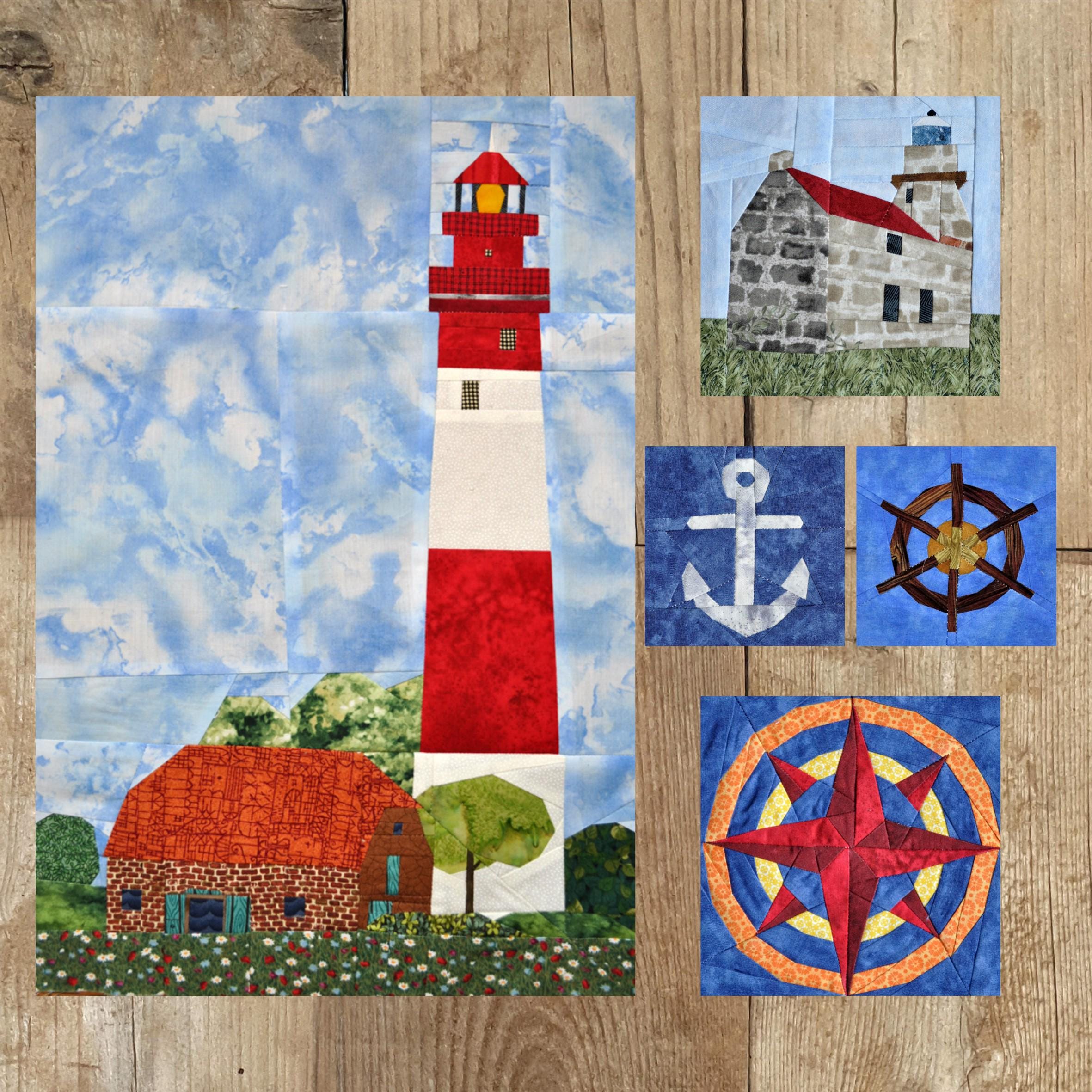 Lighthouse Quilt Paper Piecing Pattern - Etsy