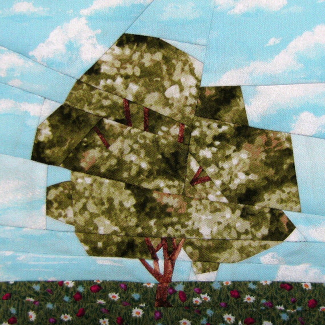 Trees Paperpiecing Set 2 - Etsy
