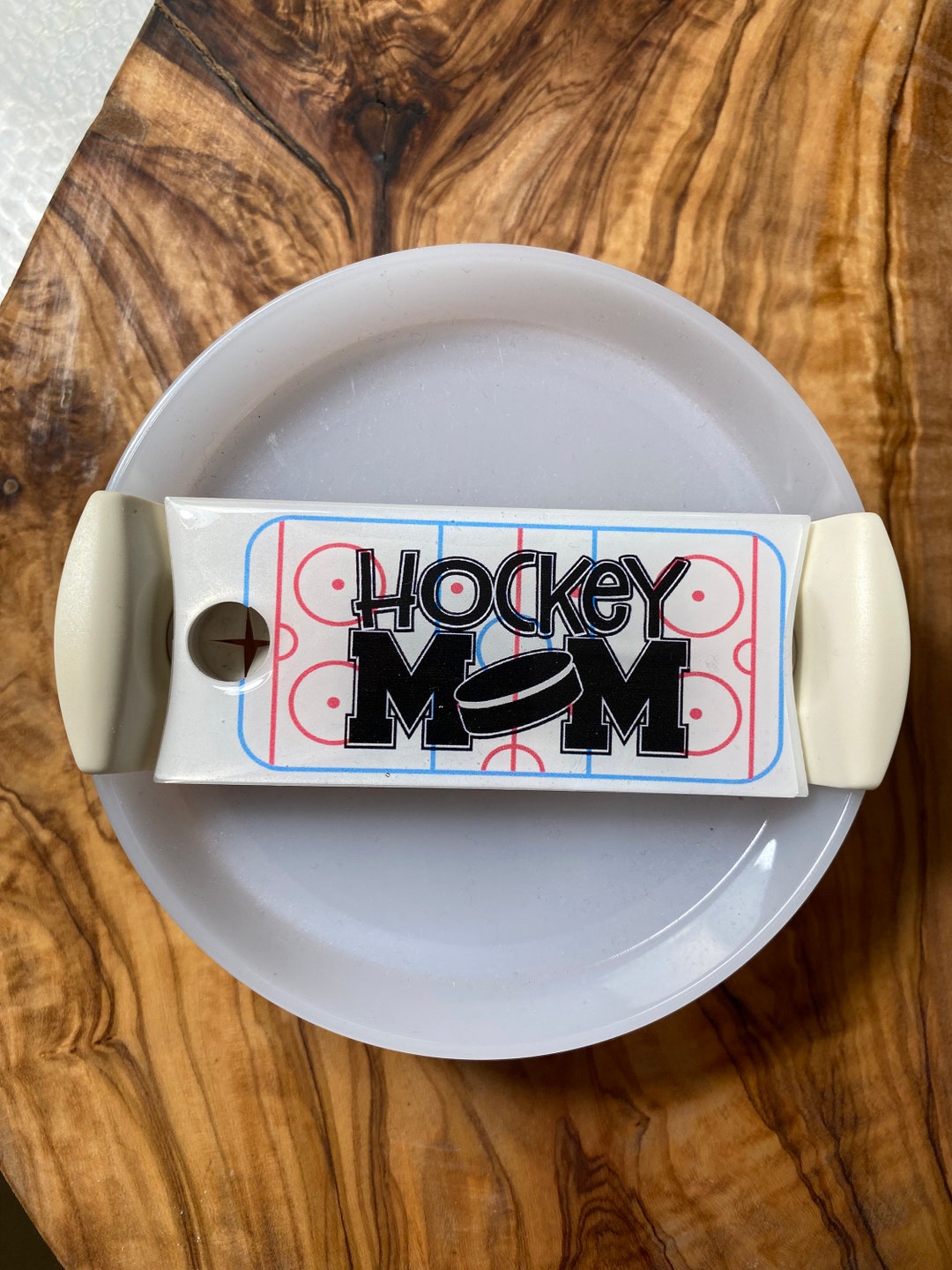 Stanley Name Plate Tumbler Tag, Hockey Mom Plates, Sports Name Tags ...
