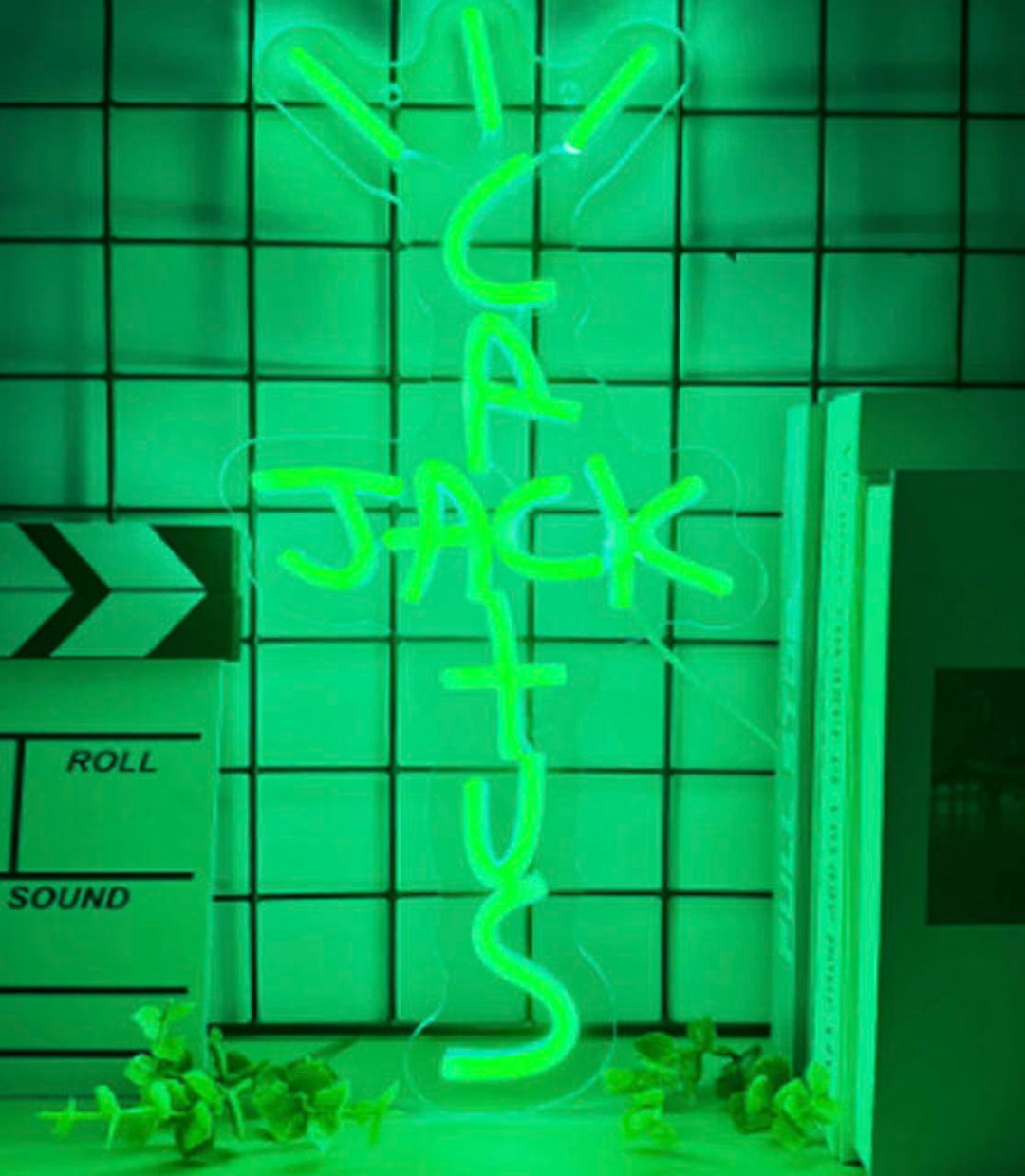 Cactus Jack Neon Sign, Travis Scott Sign Neon Sign Wall Decor, Neon ...
