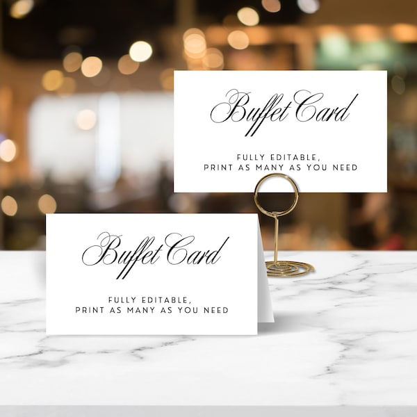 Buy Food Buffet Tag Online In India - Etsy India