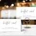 Modern Minimal Buffet Food Cards EDITABLE, Tented & Flat, Printable ...