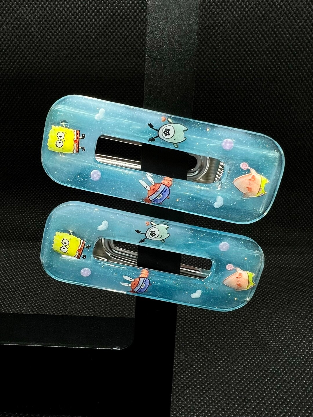 Sponge Bob Hair Clips - Etsy