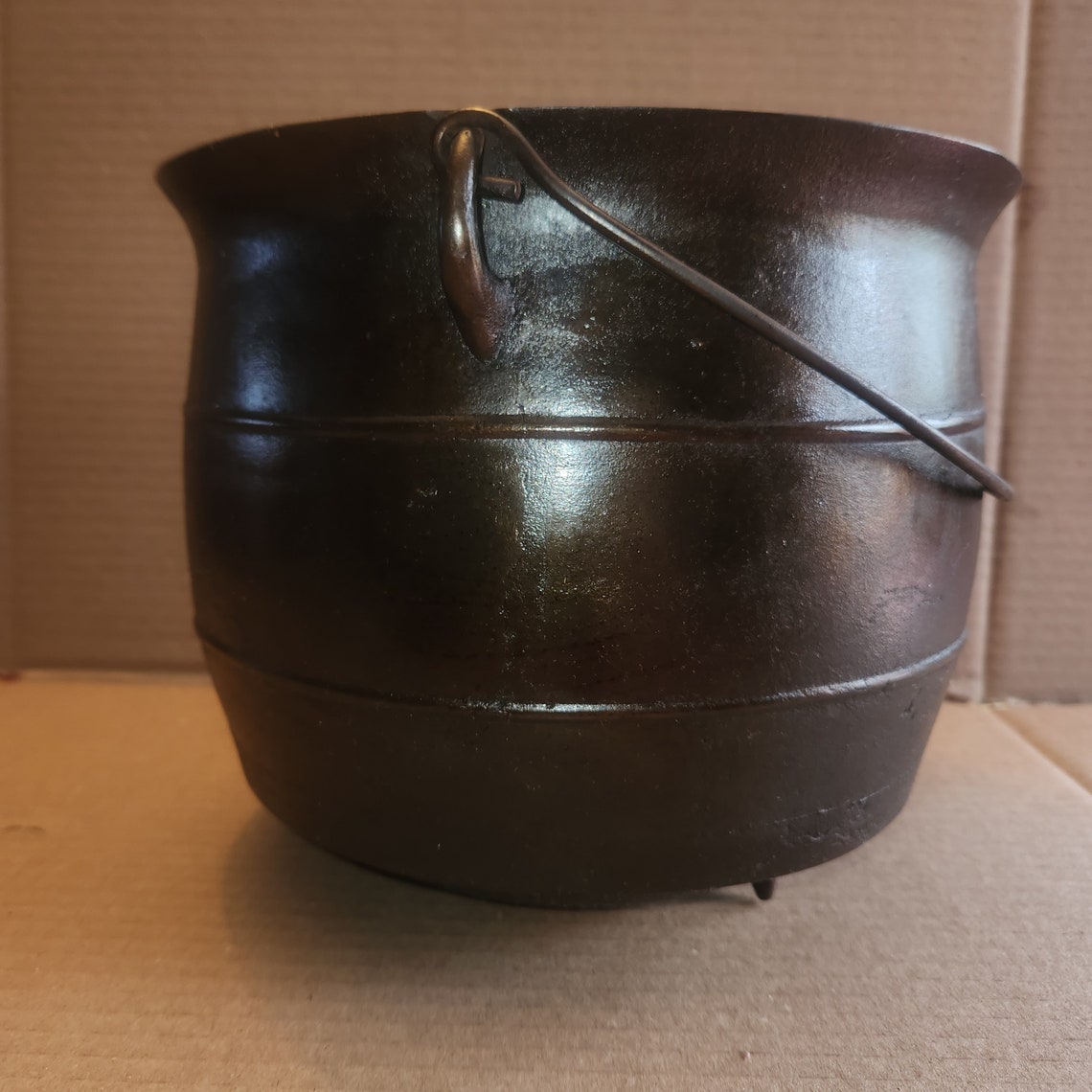 Antique 1800s Cast Iron Cauldron/ Kettle - Etsy