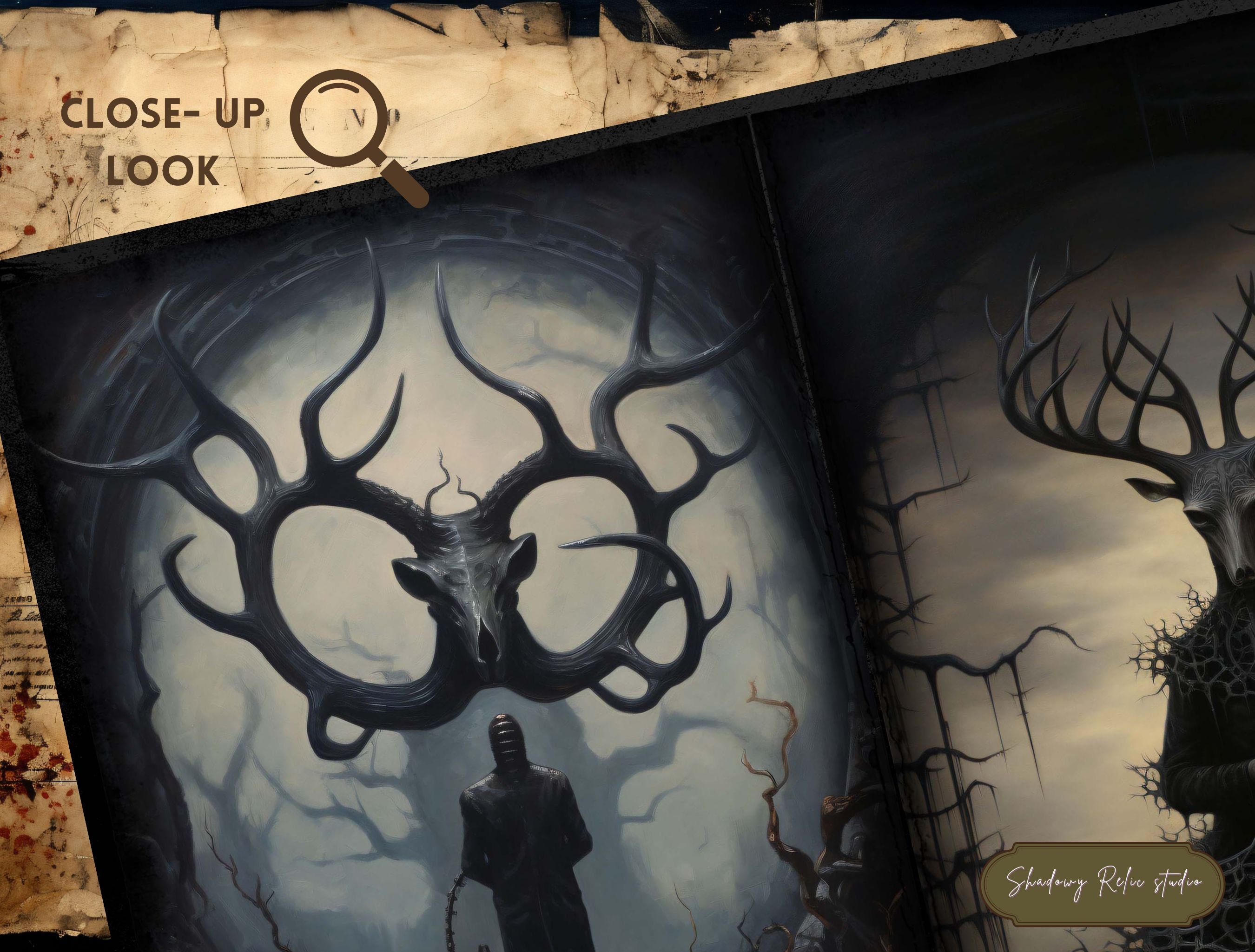 Gothic Creature Junk Journal Printable Mysterious Creature Junk Journal ...