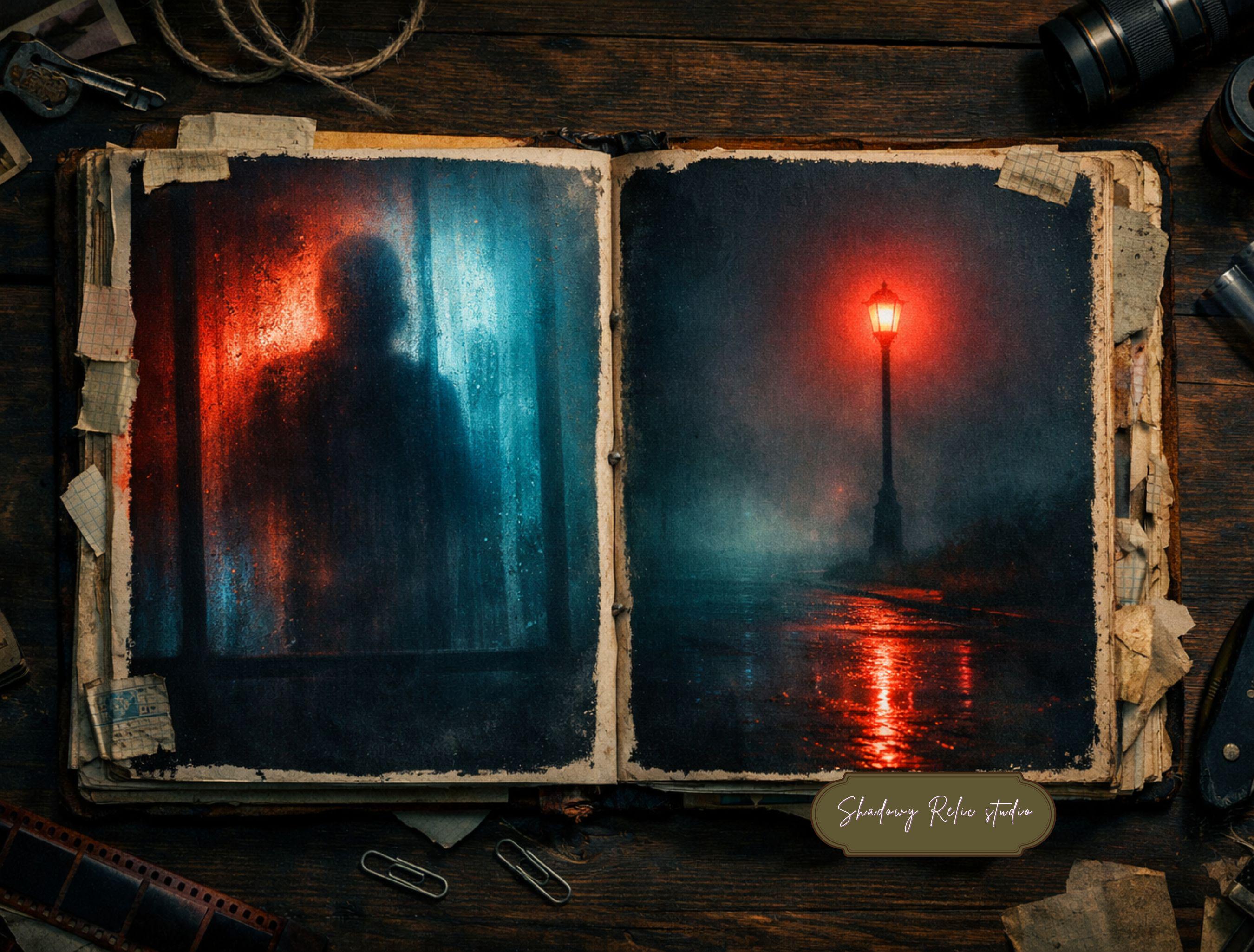 The Hollow Between Paranormal Junk Journal, Eerie Small Town Mystery ...