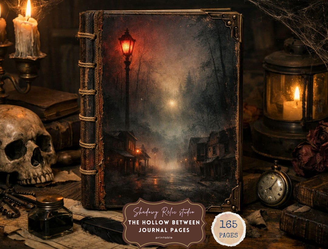 The Hollow Between Paranormal Junk Journal, Eerie Small Town Mystery ...