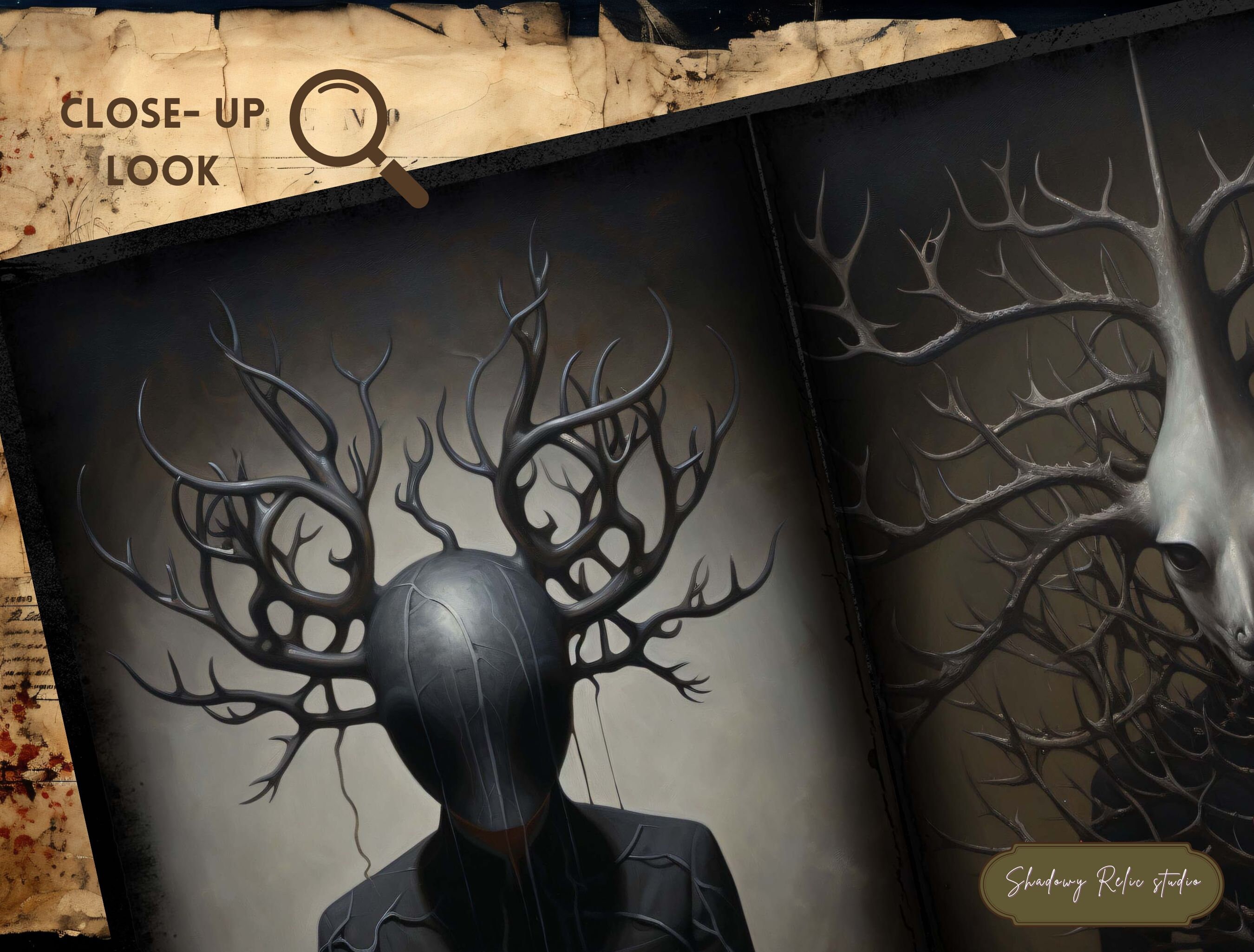 Gothic Creature Junk Journal Printable Mysterious Creature Junk Journal ...