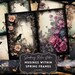 Black Roses Junk Journal Pages Gothic Collage Sheets Scrapbooking Cards ...