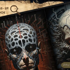 Cybernetic Junk Journal Pages Gothic Printable Pages Collage Sheets ...