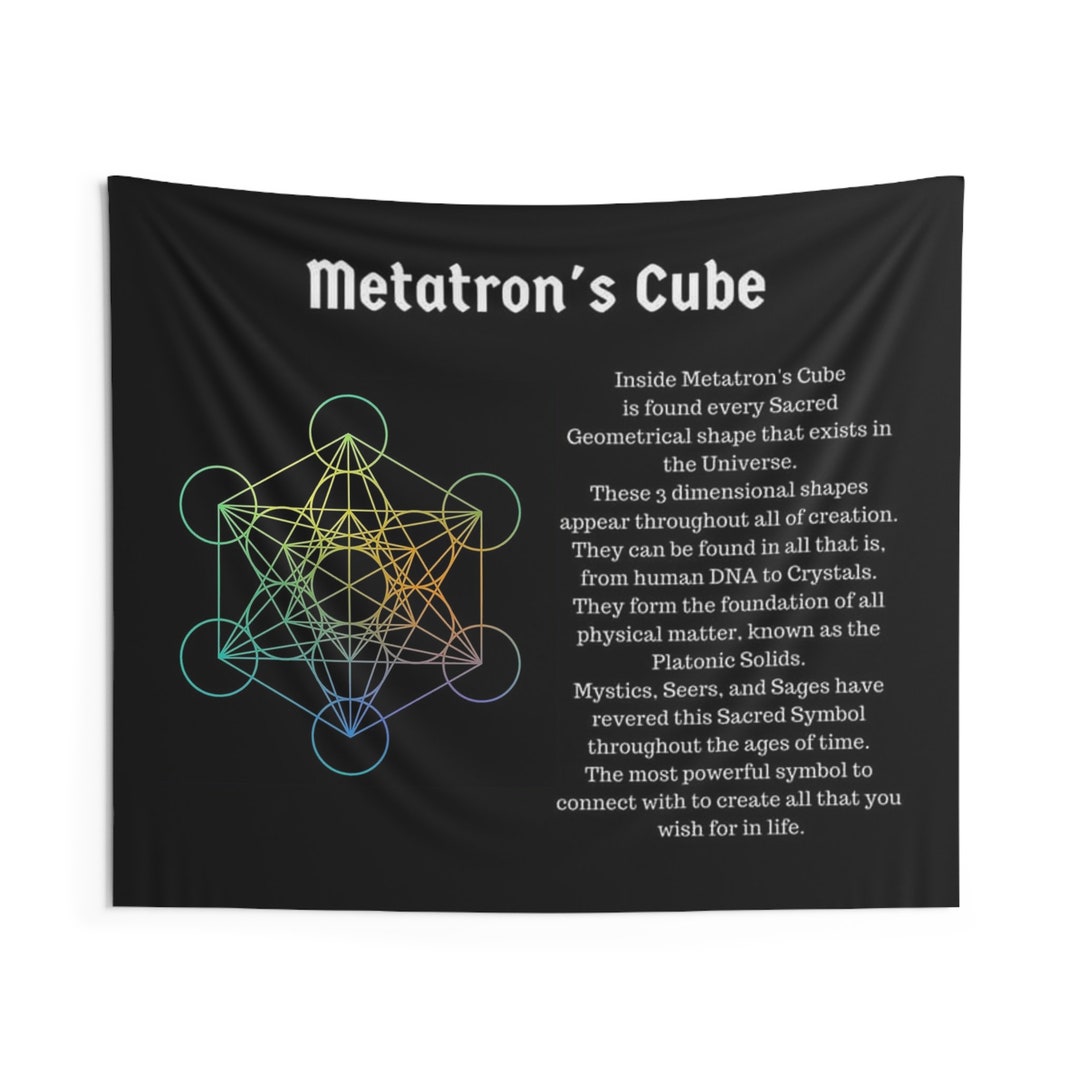 Grand Opening SALE: Metatron's Cube Sacred Geometry Indoor Wall ...