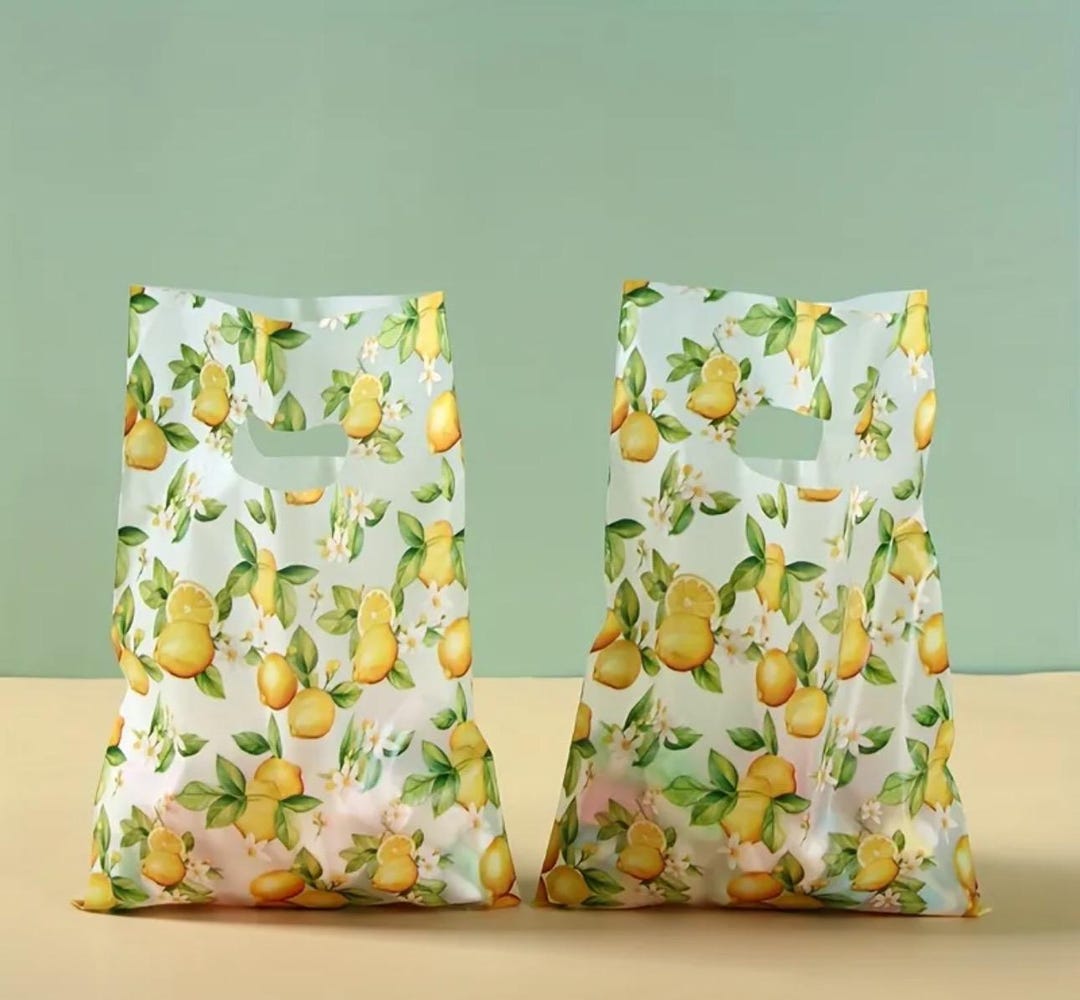 10 Limoncello Party Favor Bags - Lemon Favor Bags- Italian Wedding ...