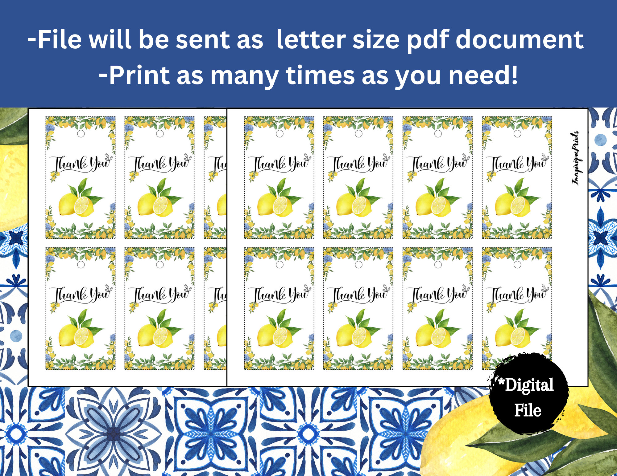 Limoncello Guest Favor Tags, Italian Wedding Lemon Party Tags, Bridal ...