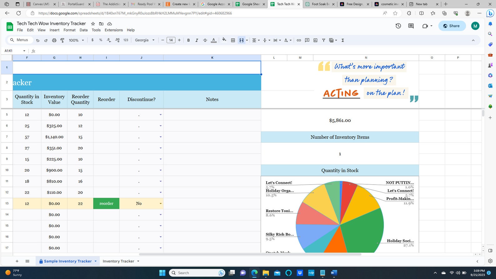 Efficient Microsoft Excel Inventory Tracker Manage Stock Easily Today ...