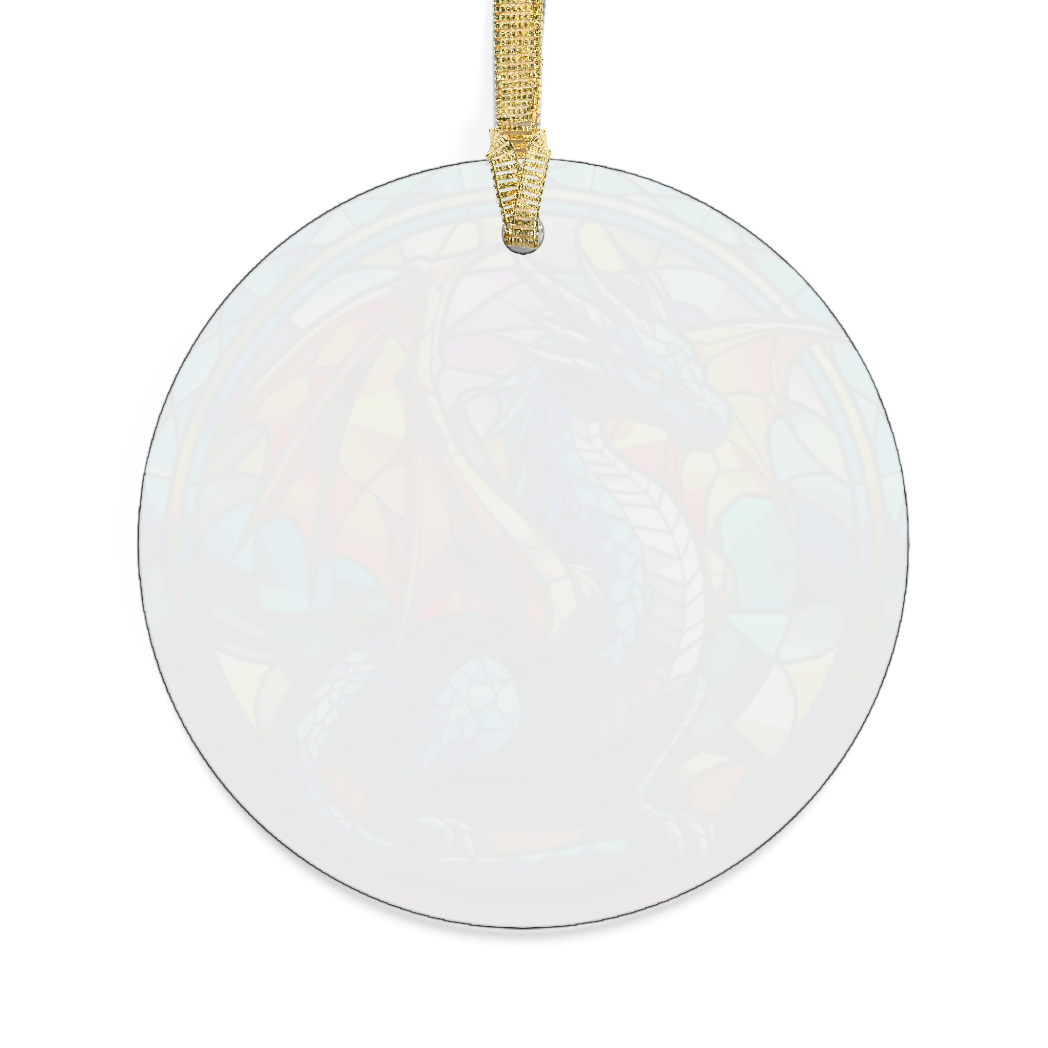 Acrylic Blue Stained Glass Dragon Ornament Dragon Lover Gift - Etsy