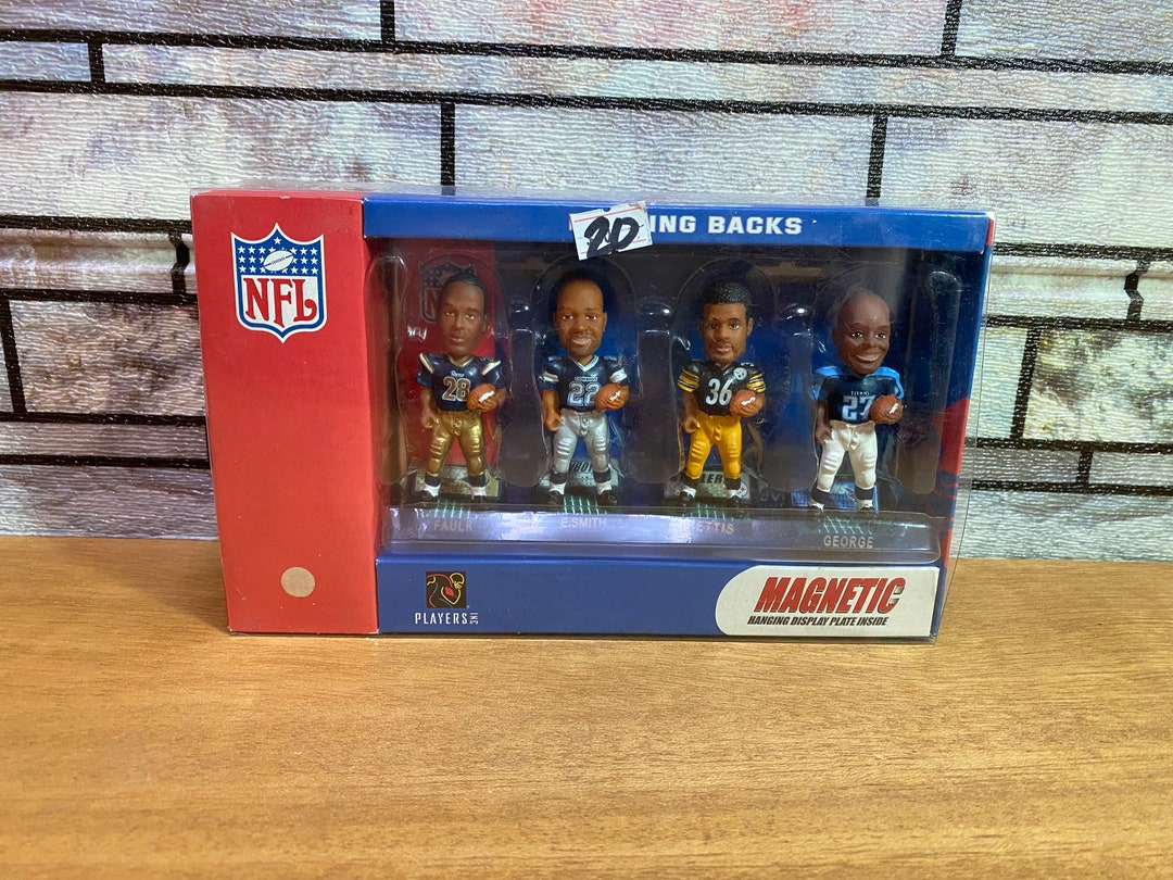 NFL All-pro Running Backs Magnetic Mini Bobs Bobble Head Players ...