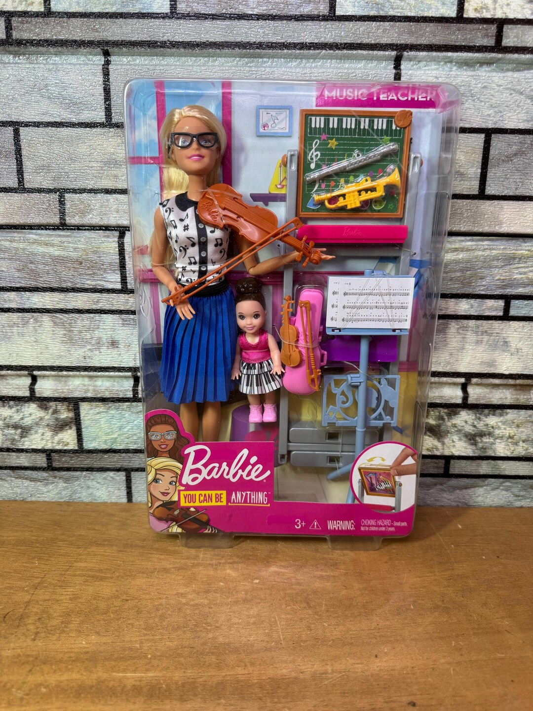 Barbie Career Series Music Teacher Violin Blonde Doll W Brunette Stacie ...