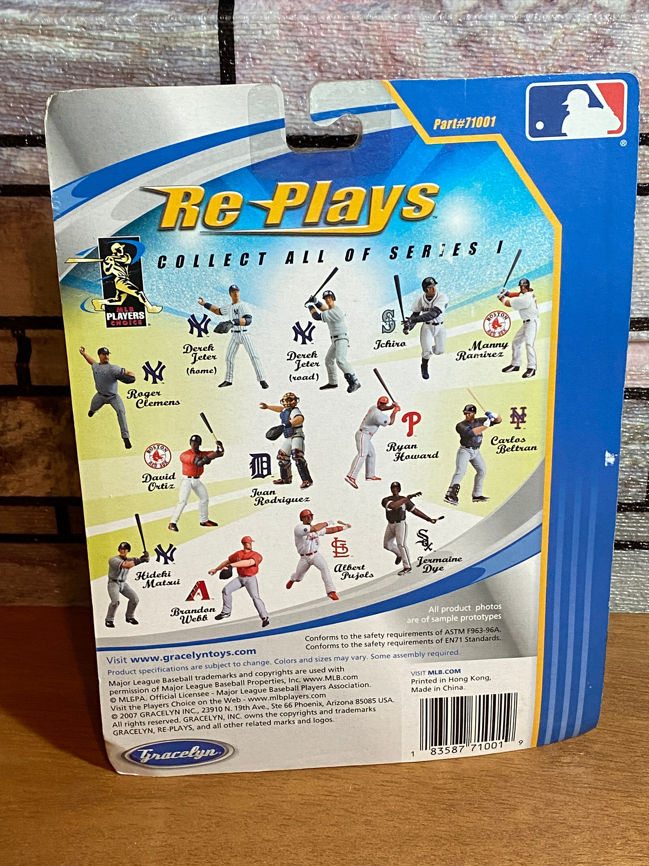 Derek Jeter New York Yankees NYY, Series 1 MLB Replays Action Figure ...