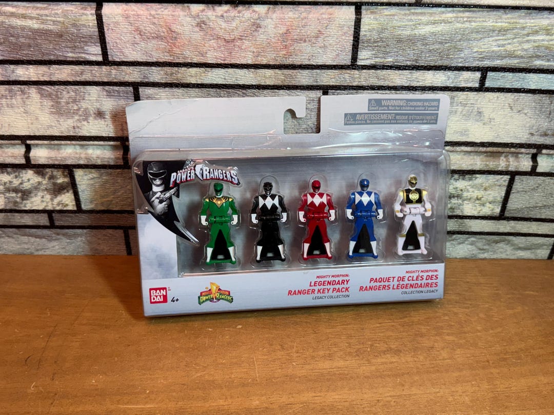 POWER RANGERS Legendary Ranger Key Pack Legacy Collection, Bandai ...