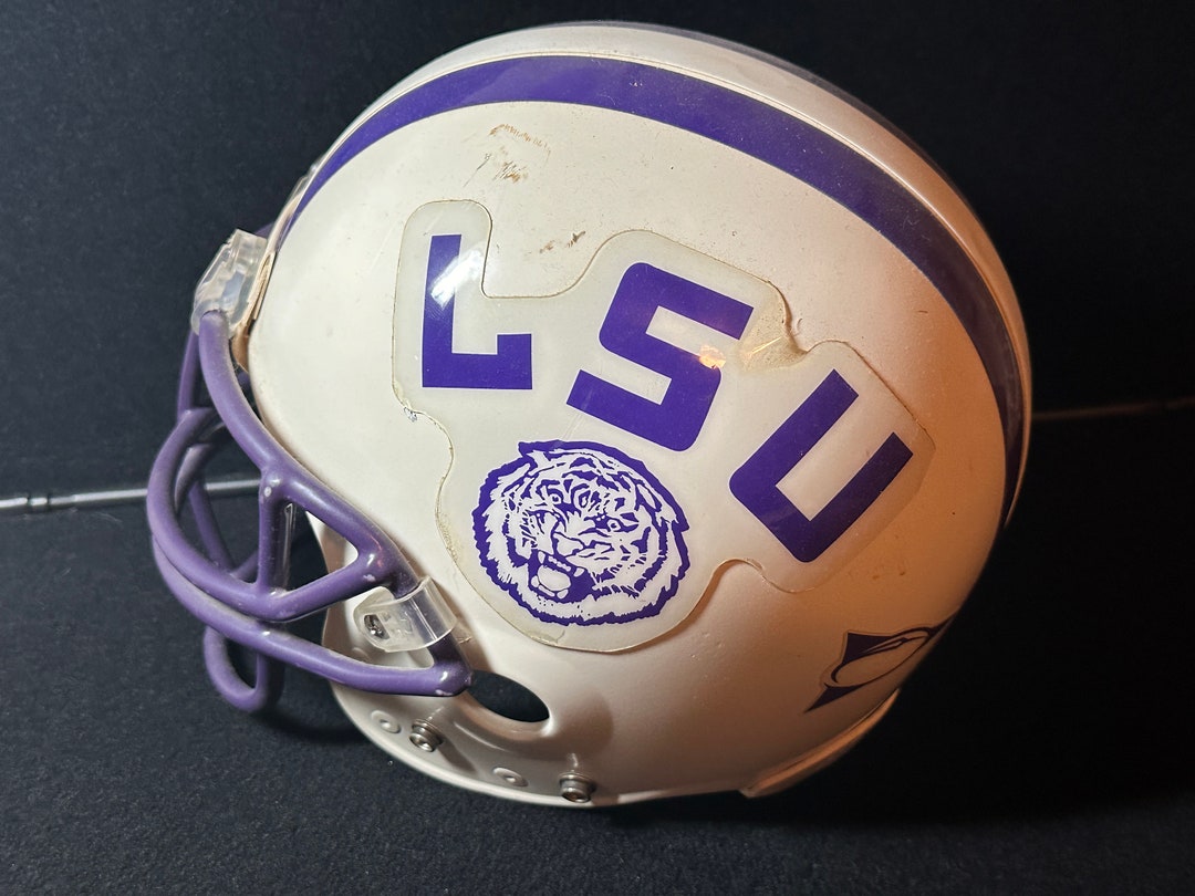 Vintage LSU on Field Full Size NCAA Football Helmet, Louisiana State ...
