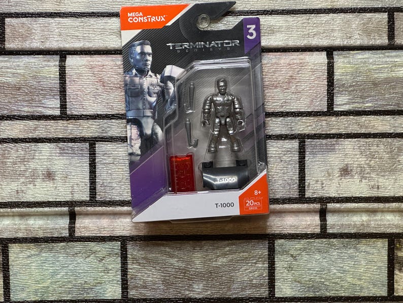 MEGA Construx Terminator Genisys T-1000, Series 3, We Ship Daily USPS ...