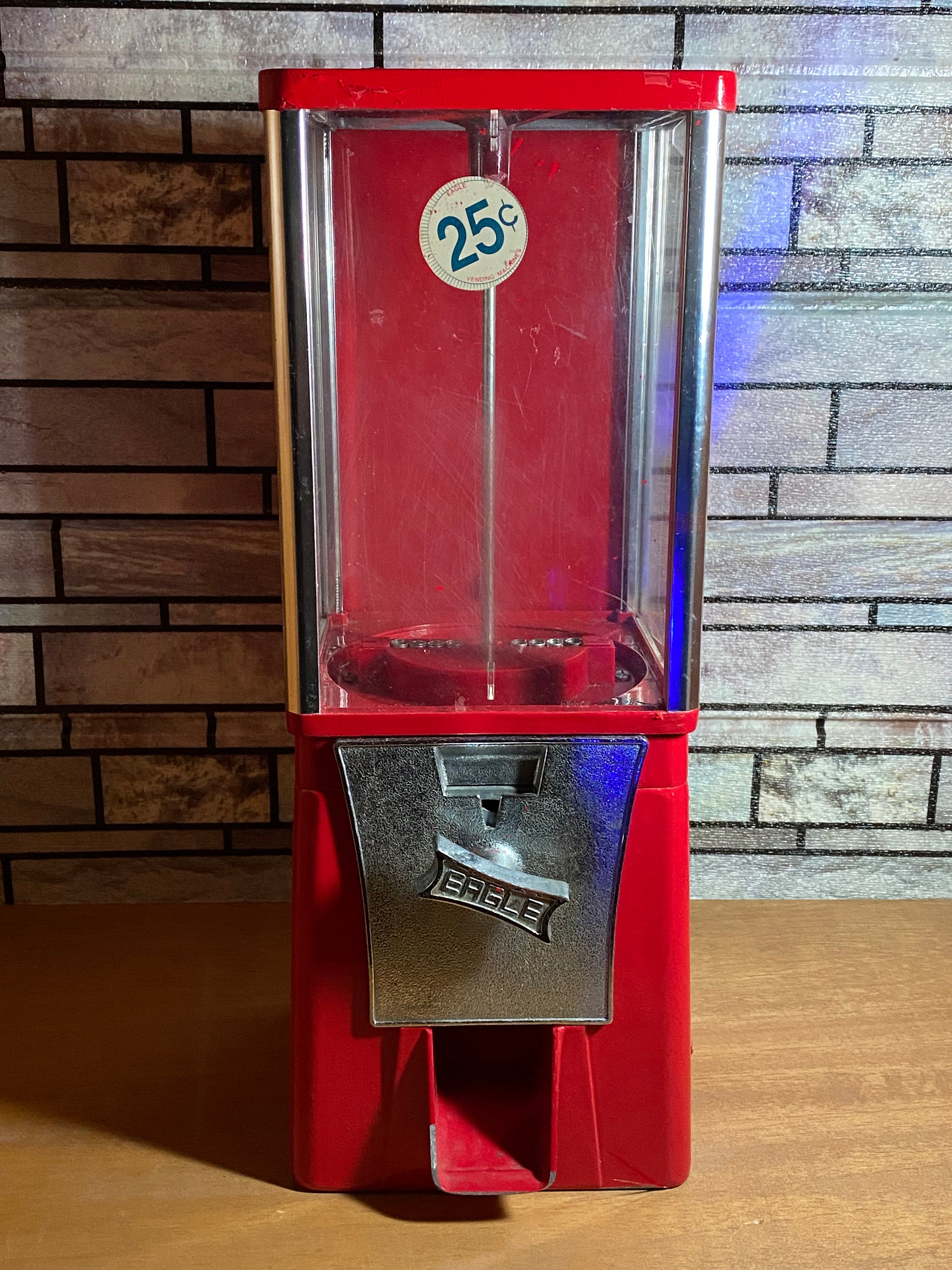 Eagle Gumball And/or Candy Vending Machine Commercial Grade, 25 Cents ...