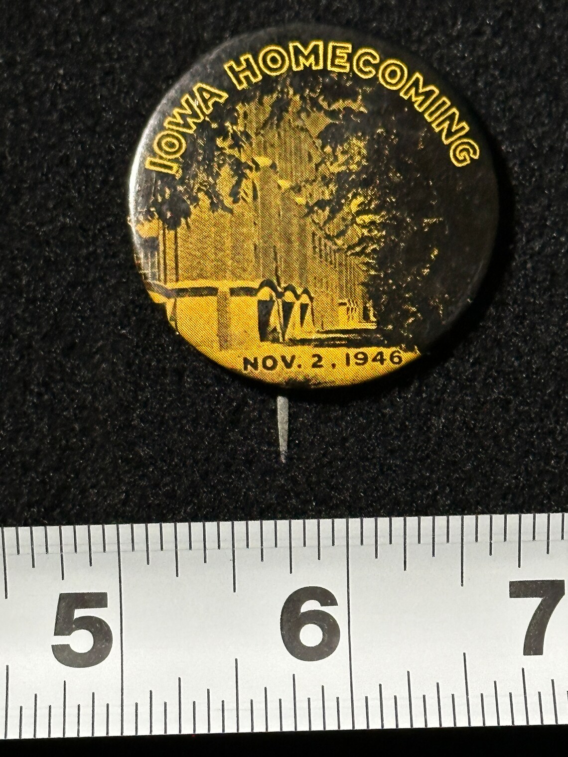 The University of Iowa 1946 Homecoming Pin Back Button, 1.75", Free ...