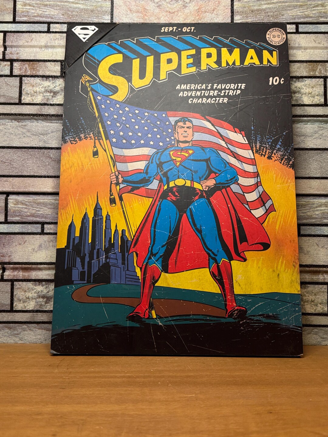 Art Cover Superman 24 DC Comics Wall Art Wood Plaque 10x15, We Ship ...