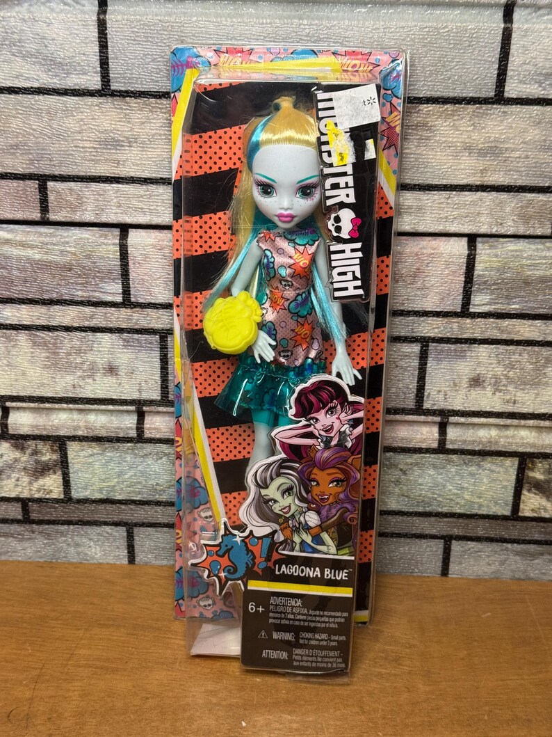 Monster High Lagoona Blue Doll, Comic Dress, We Ship Daily Insured USPS ...