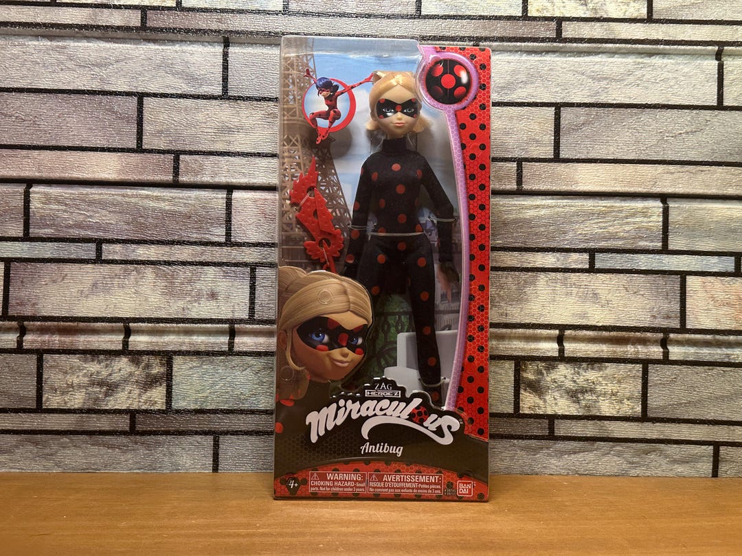 Antibug, MIRACULOUS, Black W Red Dots, 10.5 Doll, We Ship Daily USPS - Etsy
