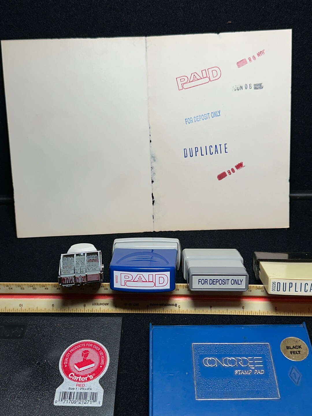 Vintage Ink Banking, Store Stamps & Pads, Quikship Item - Etsy