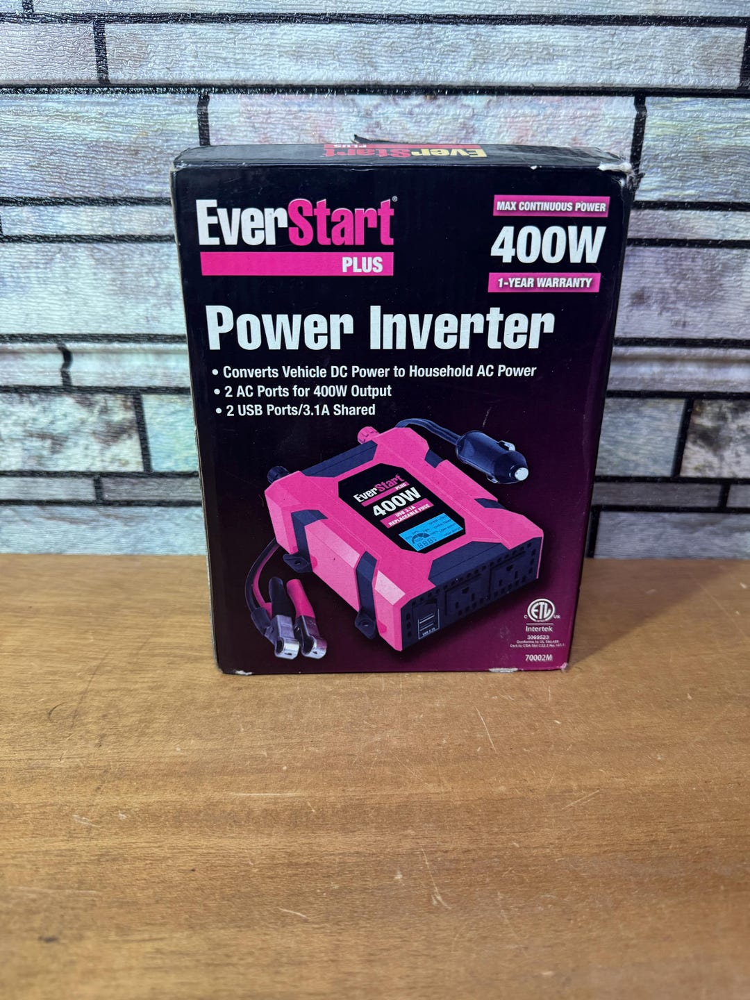 Everstart Plus 400W AC/DC Inverter, Portable W Multiple Connectors ...
