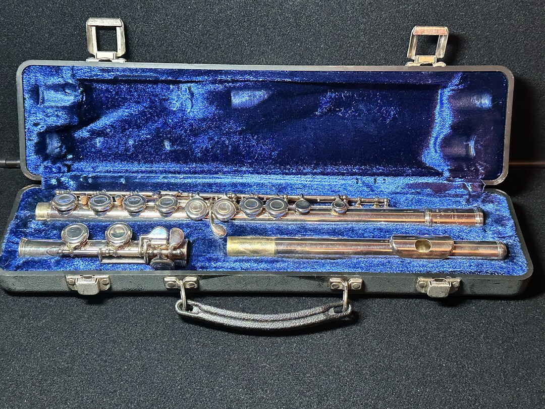 Vintage Armstrong Silver Plated Flute W Hard Case, Quikship - Etsy
