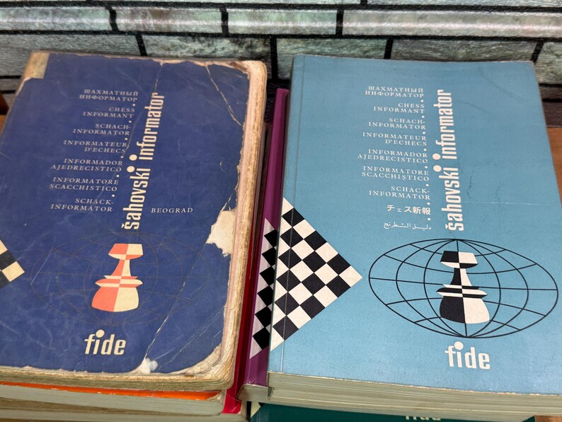Lot of 13 Sahovski Informator Beograd Chess Informant Fide Collection ...