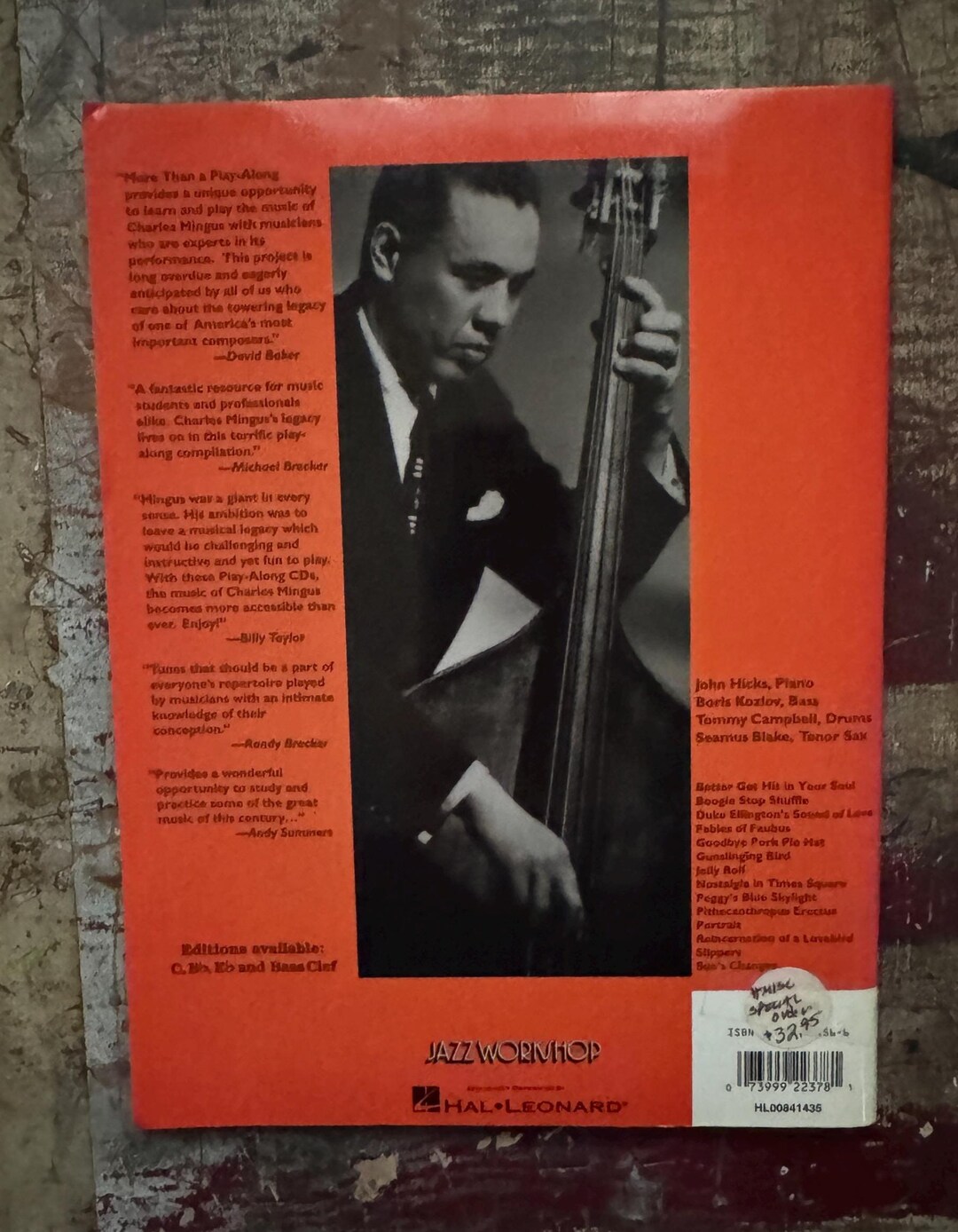 Charles Mingus More Than A Play-along Bass Clef Edition for All ...