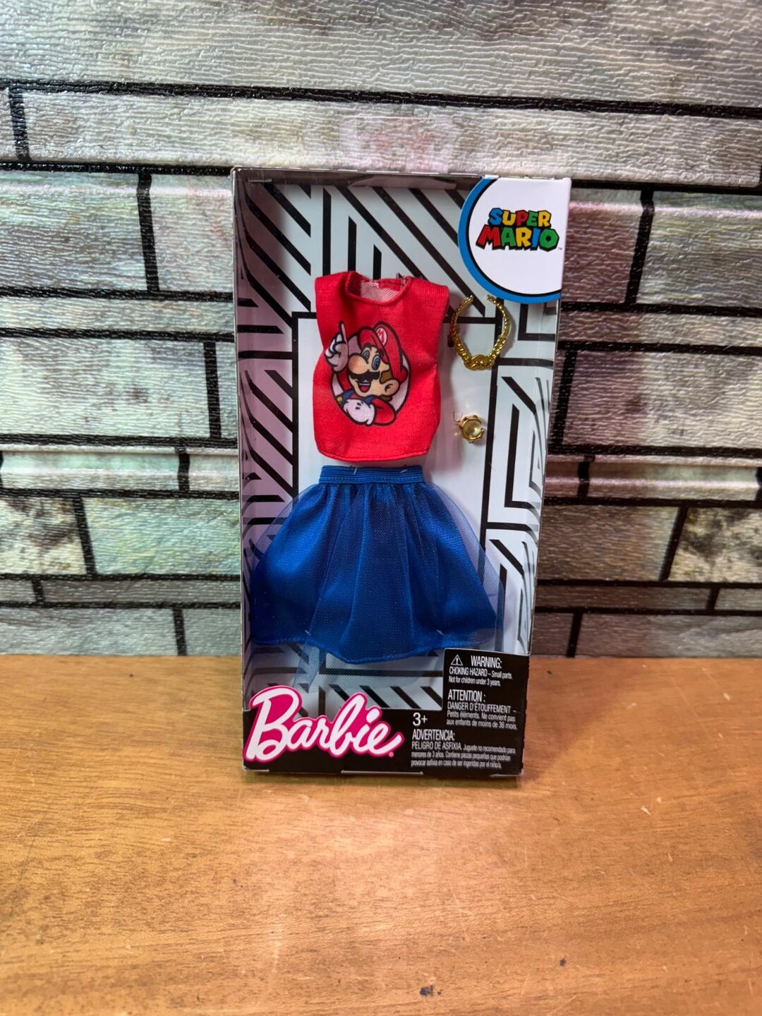 Barbie Super Mario Skirt Set - Necklace - Bracelet - NIB! - Etsy