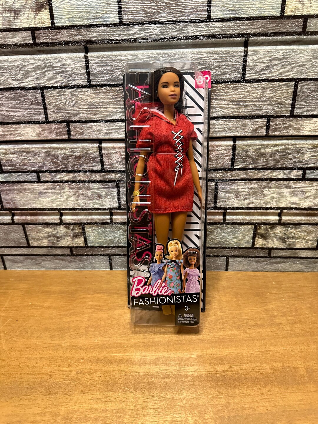 Barbie Fashionistas #89, Brunette Doll W Red Hoodie One Piece Outfit ...