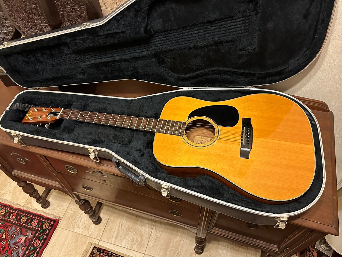 Vintage Martin Sigma DM-5, Dreadnought Mahogany Acoustic Guitar, Hard ...