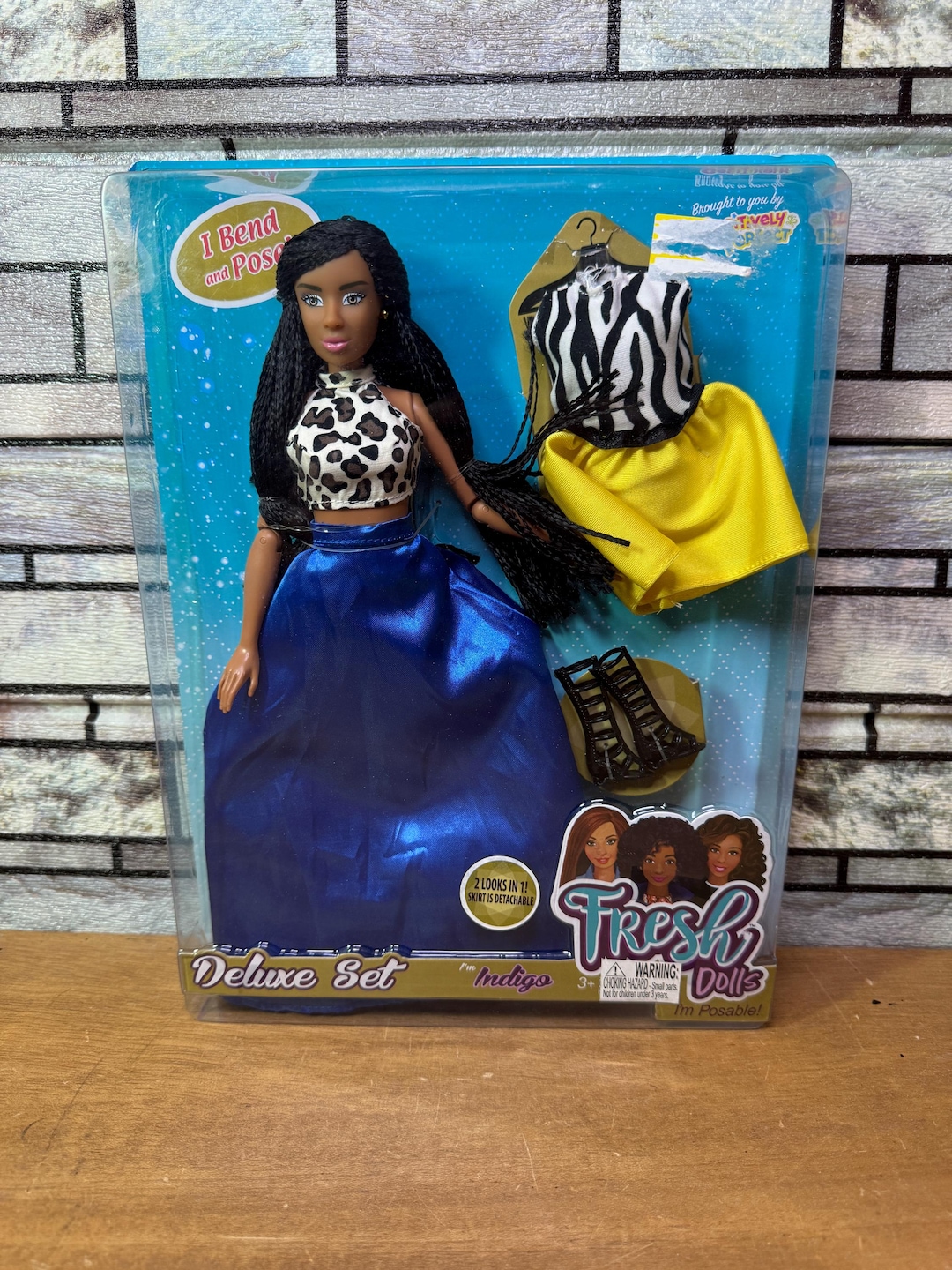Fresh Dolls I'm Poseable Indigo Doll Deluxe Set, Sealed! - Etsy