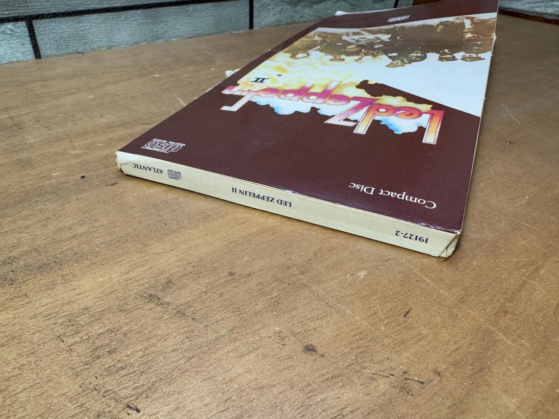 1990s Led Zeppelin II CD Box Packaging, Free Daily Insured Shipping - Etsy