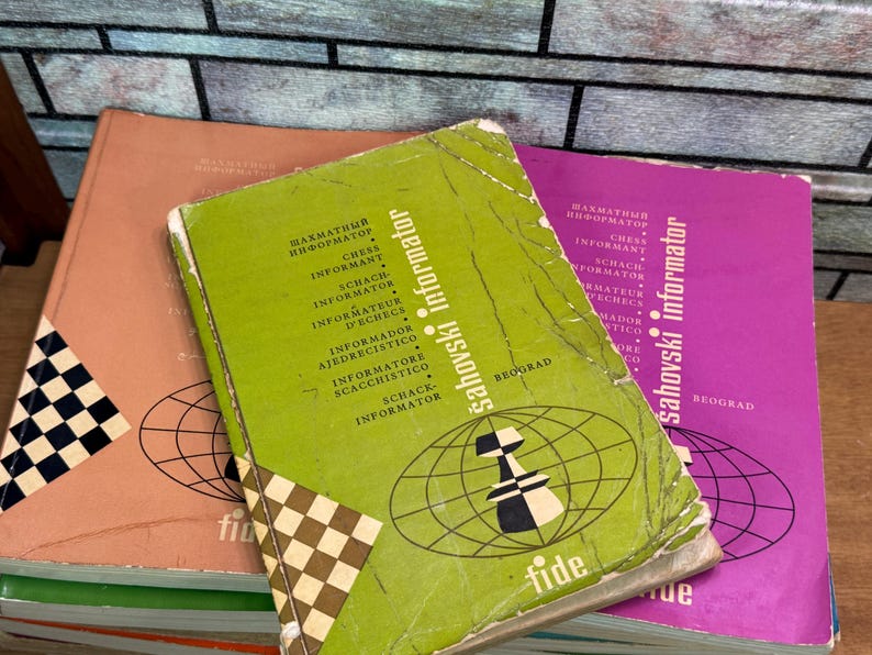 Lot of 13 Sahovski Informator Beograd Chess Informant Fide Collection ...