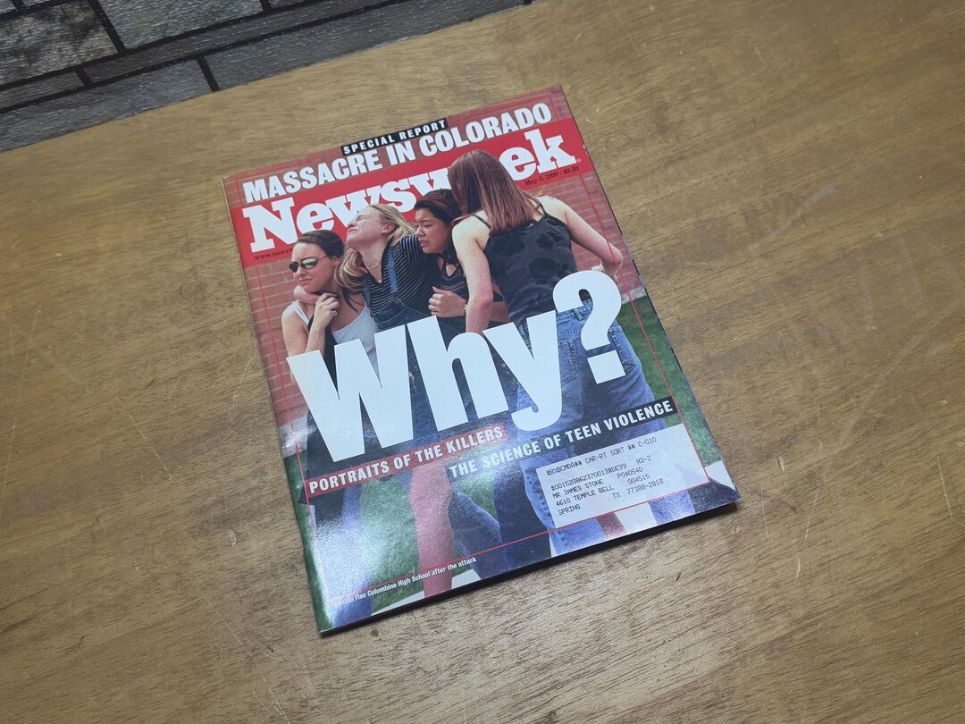 Columbine School Shooting Newsweek Magazine May 3, 1999 Edition "why ...