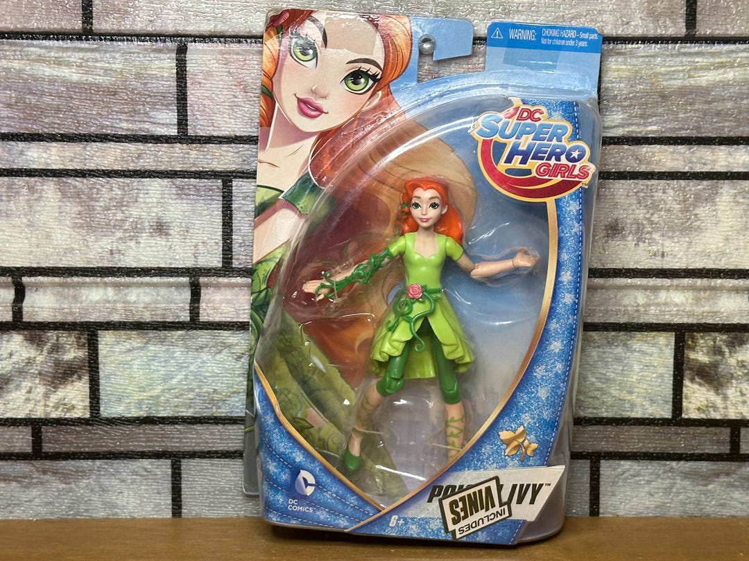 Mattel DC Super Hero Girls Poison Ivy W Vines, Action Figure, Free ...