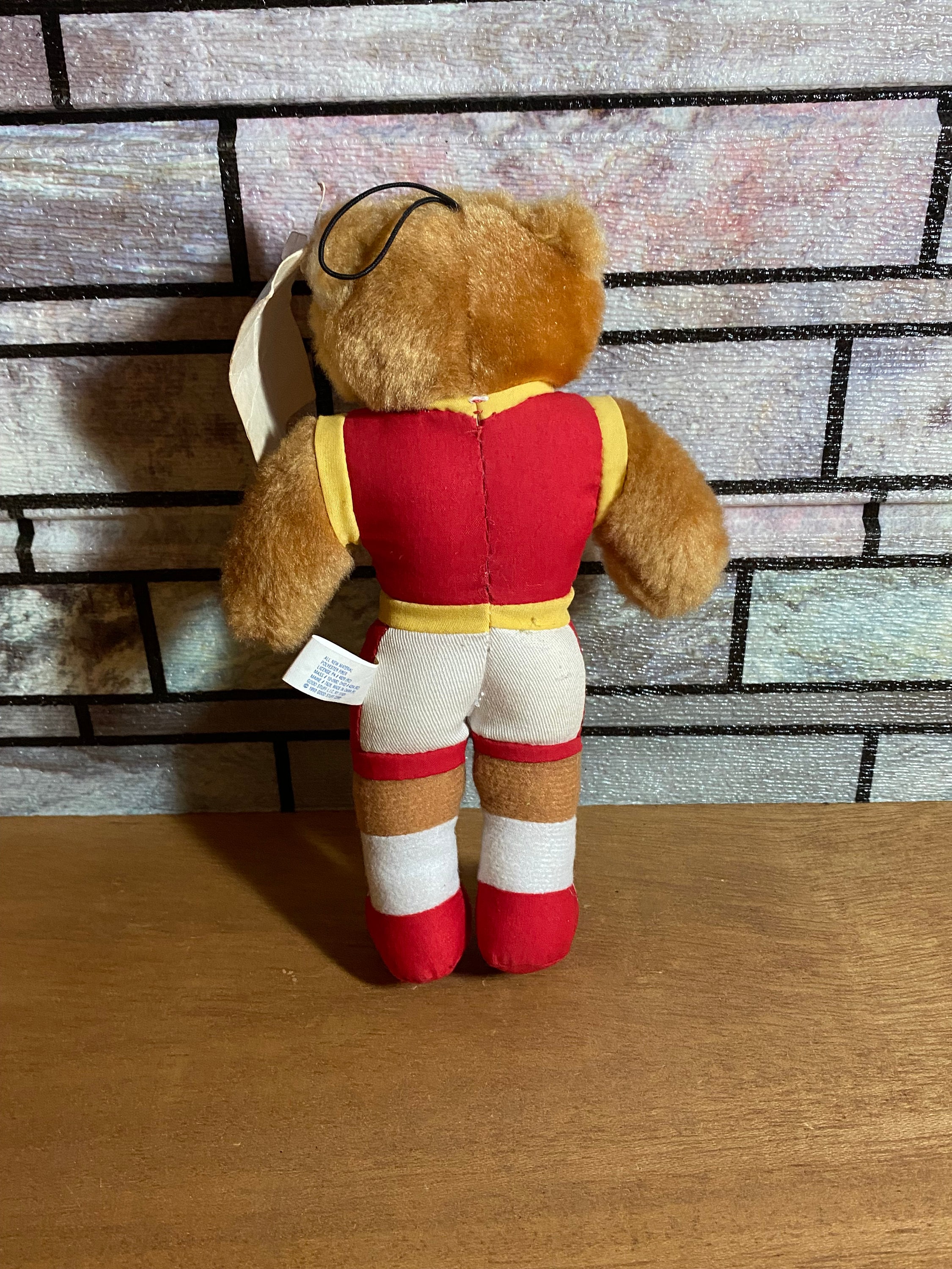 Vintage Houston Rockets Teddy Bear Good Stuff 1993 Plush NBA Basketball ...