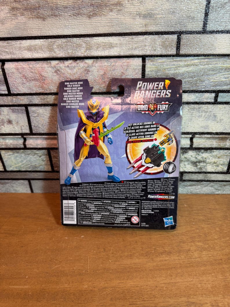 POWER RANGERS Dino Fury Master Mode Gold Ranger With Key, SEALED! - Etsy