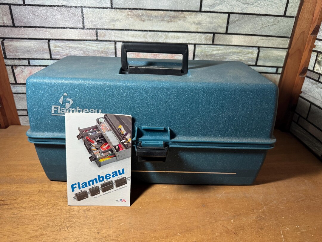 Vintage Flambeau Tackle Box: Large 3-tray Fishing Gear - Etsy