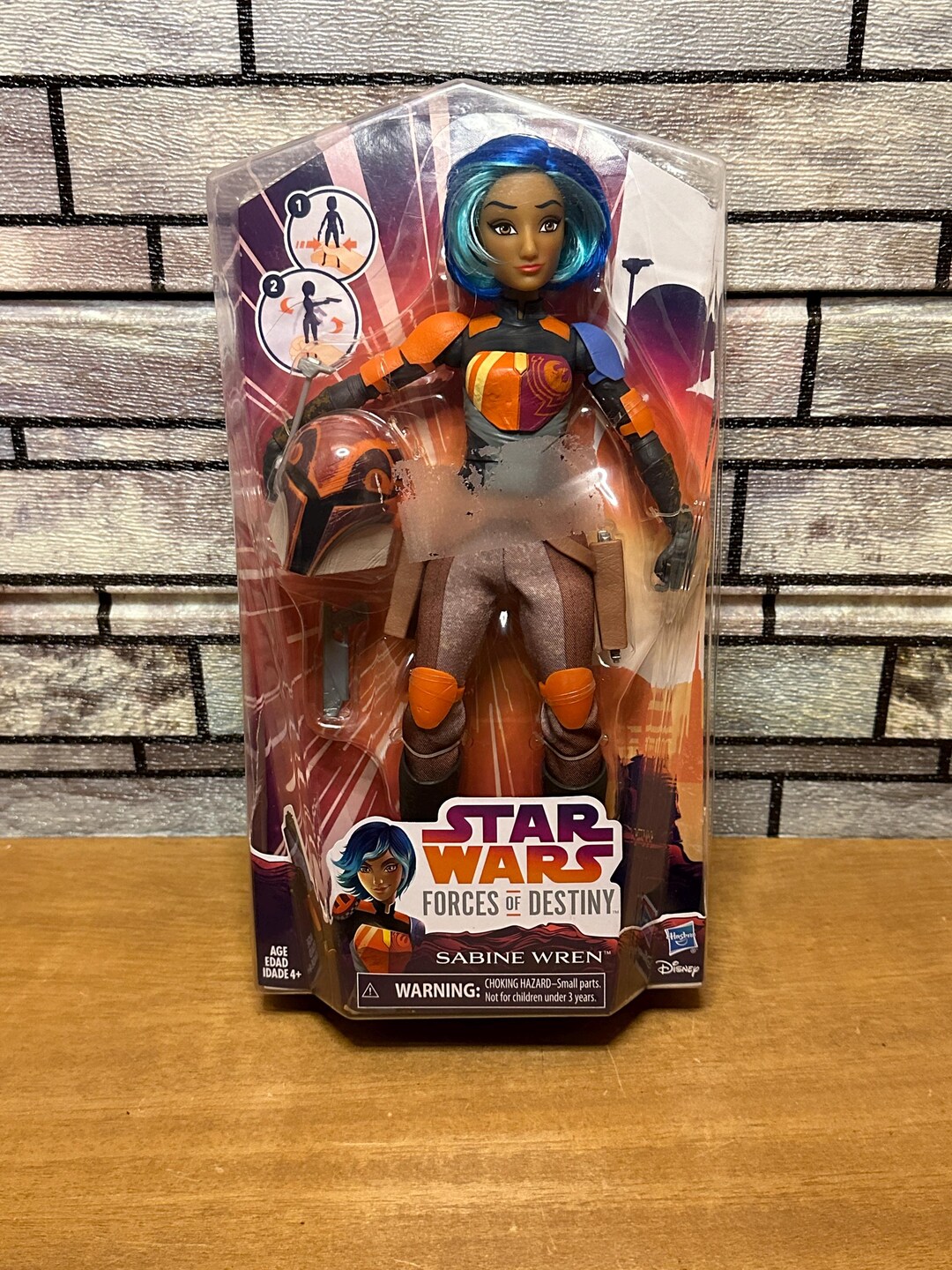 Disney Star Wars Forces of Destiny SABINE WREN Action Figure, Free ...