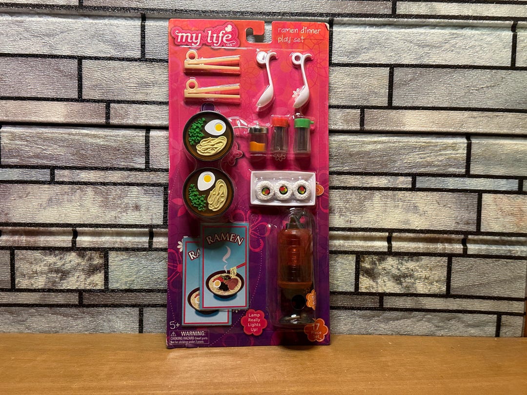 My Life as Doll Ramen Dinner Play Set, Free Same Day Quikship - Etsy