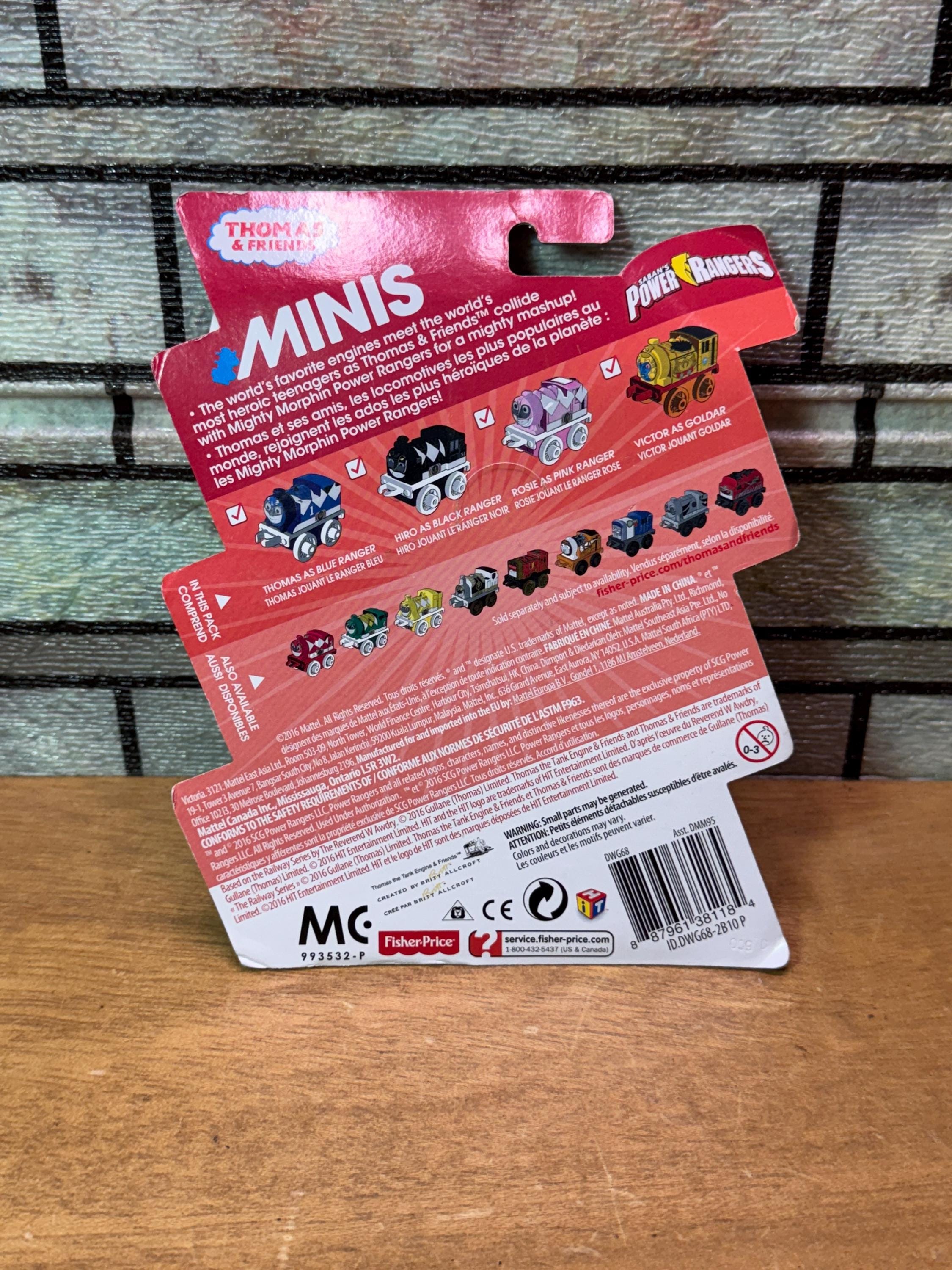 Thomas and Friends Minis Power Rangers Four Pack Trains Set - Etsy