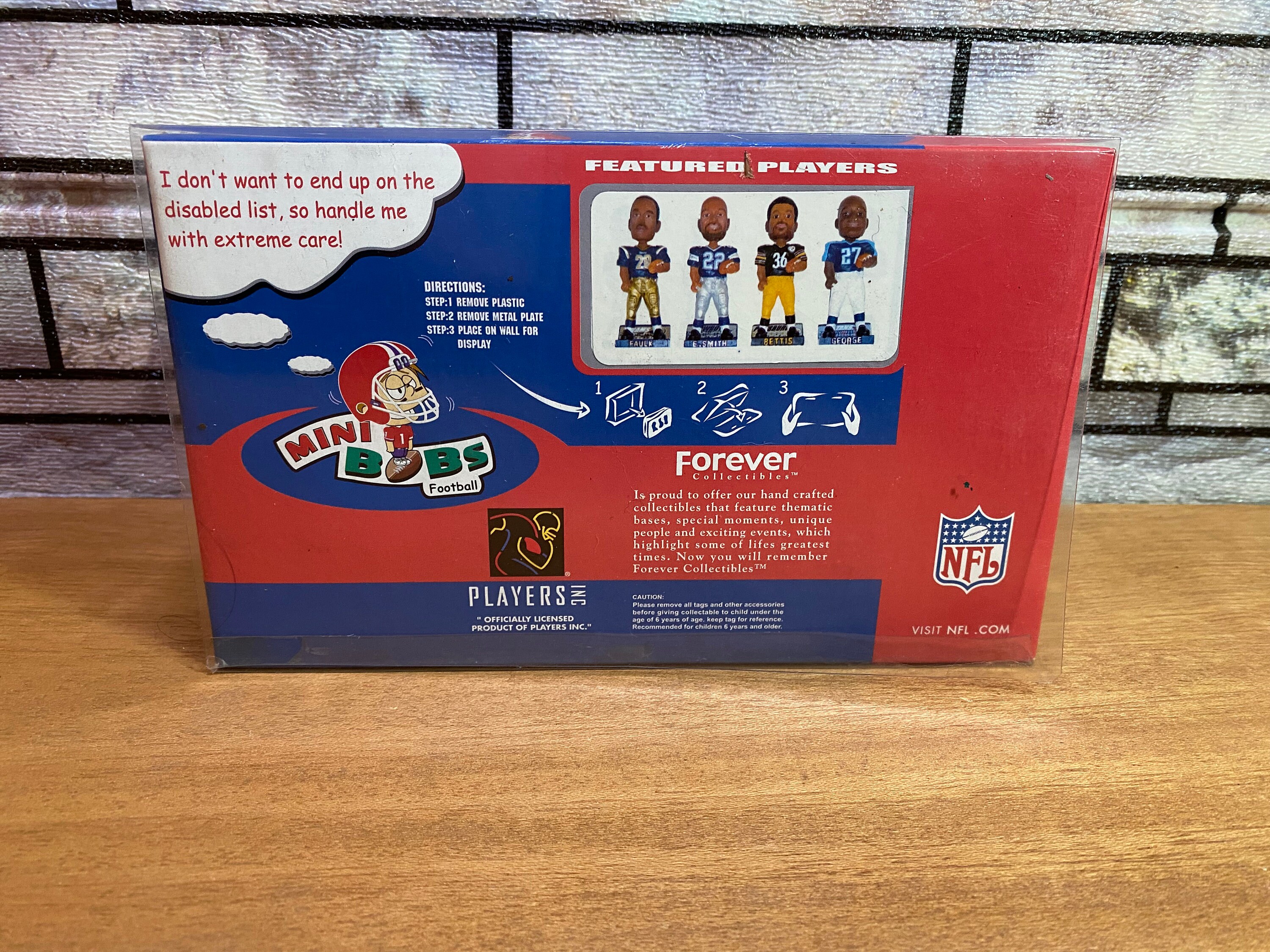 NFL All-pro Running Backs Magnetic Mini Bobs Bobble Head Players ...